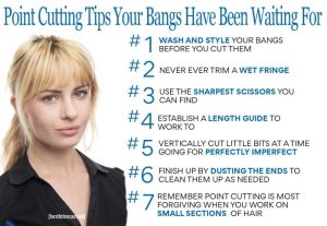 How To Point Cut Bangs Without Regret Or Tears