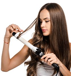 How to Curl Your Hair With A Curling Iron To Get Big, Bouncy ...