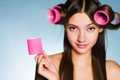 How To Use Velcro Rollers On Long Hair For Volume